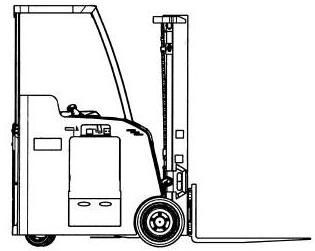 Yale ESC030FA, ESC035FA, ESC040FA Electric Forklift Tr