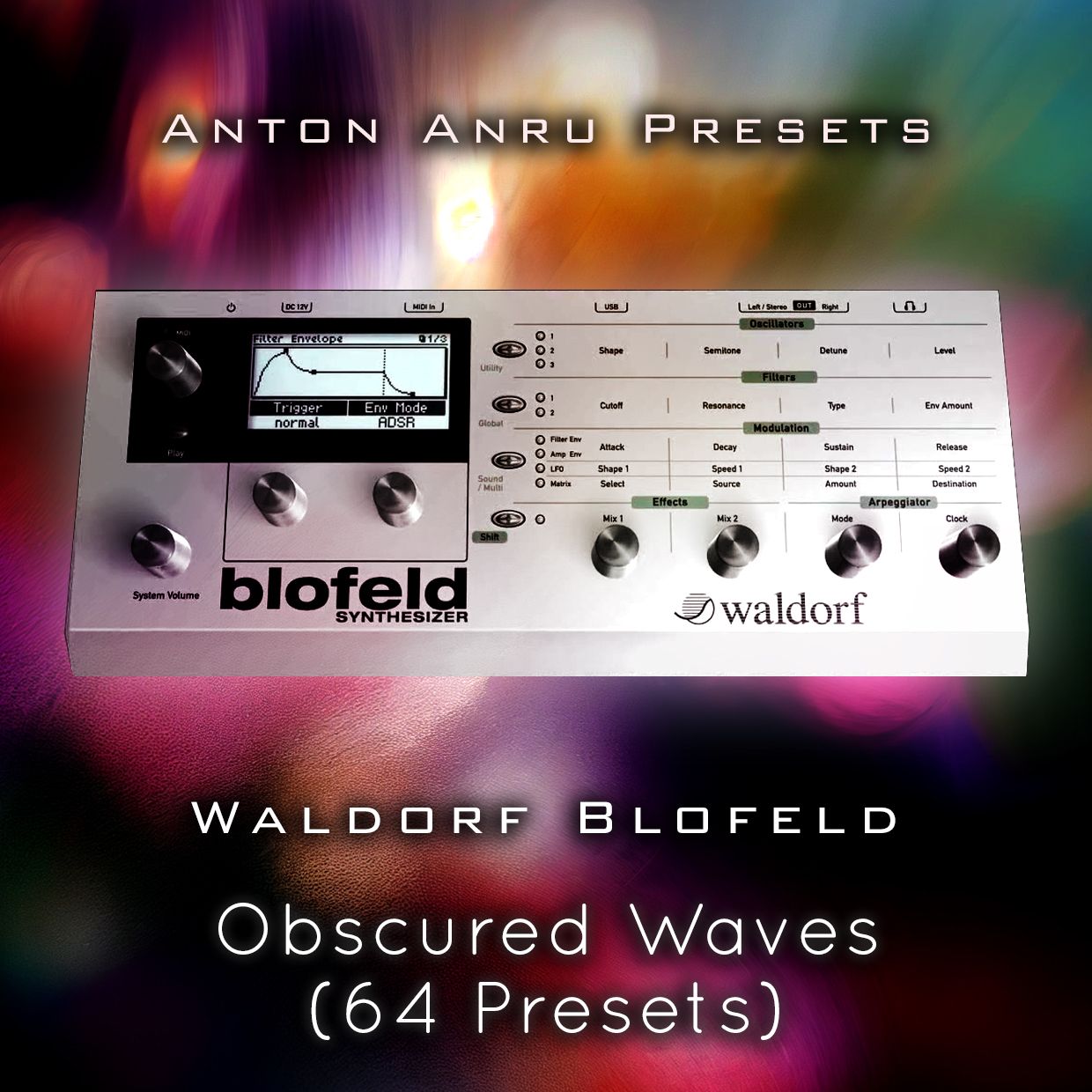 Waldorf Blofeld Presets - Obscured Waves: Dark, Atmospheric Soundscapes