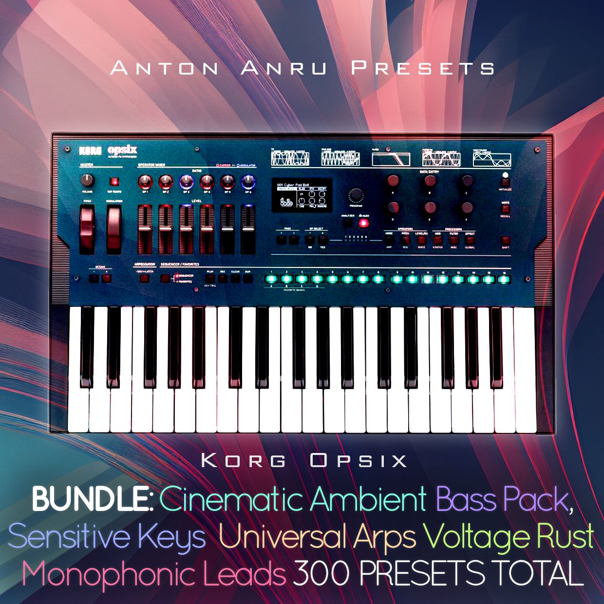 Korg Opsix Bundle: 300 Dynamic Presets for Creative Sound