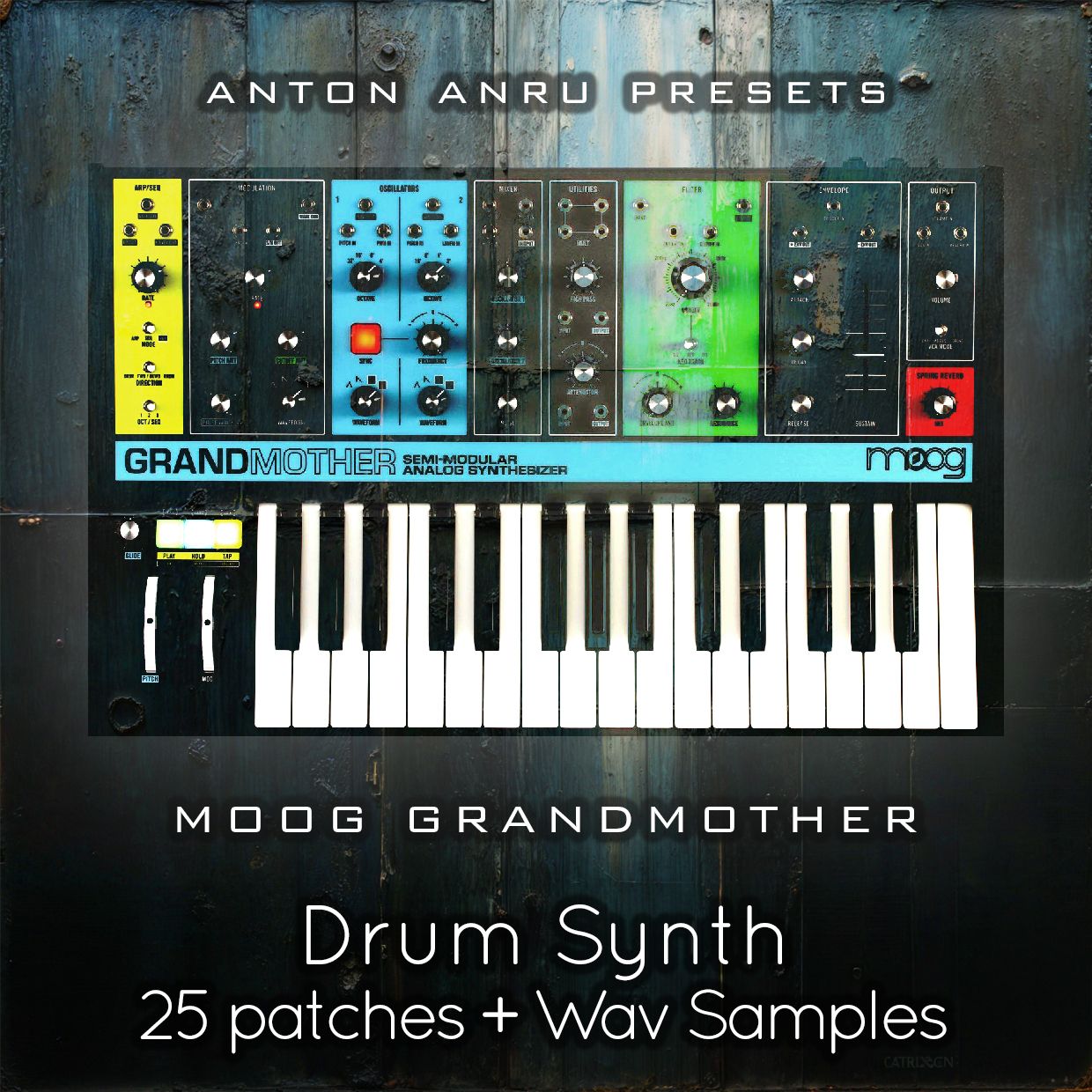 Moog Grandmother Drum Synth: 25 Percussive Patches + Samples