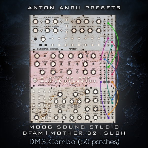 Moog Sound Studio: DFAM + Mother-32 + Subharmonicon