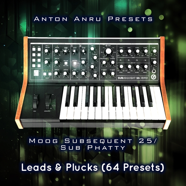 Moog Subsequent 25/Sub Phatty - Leads & Plucks (64 Pat