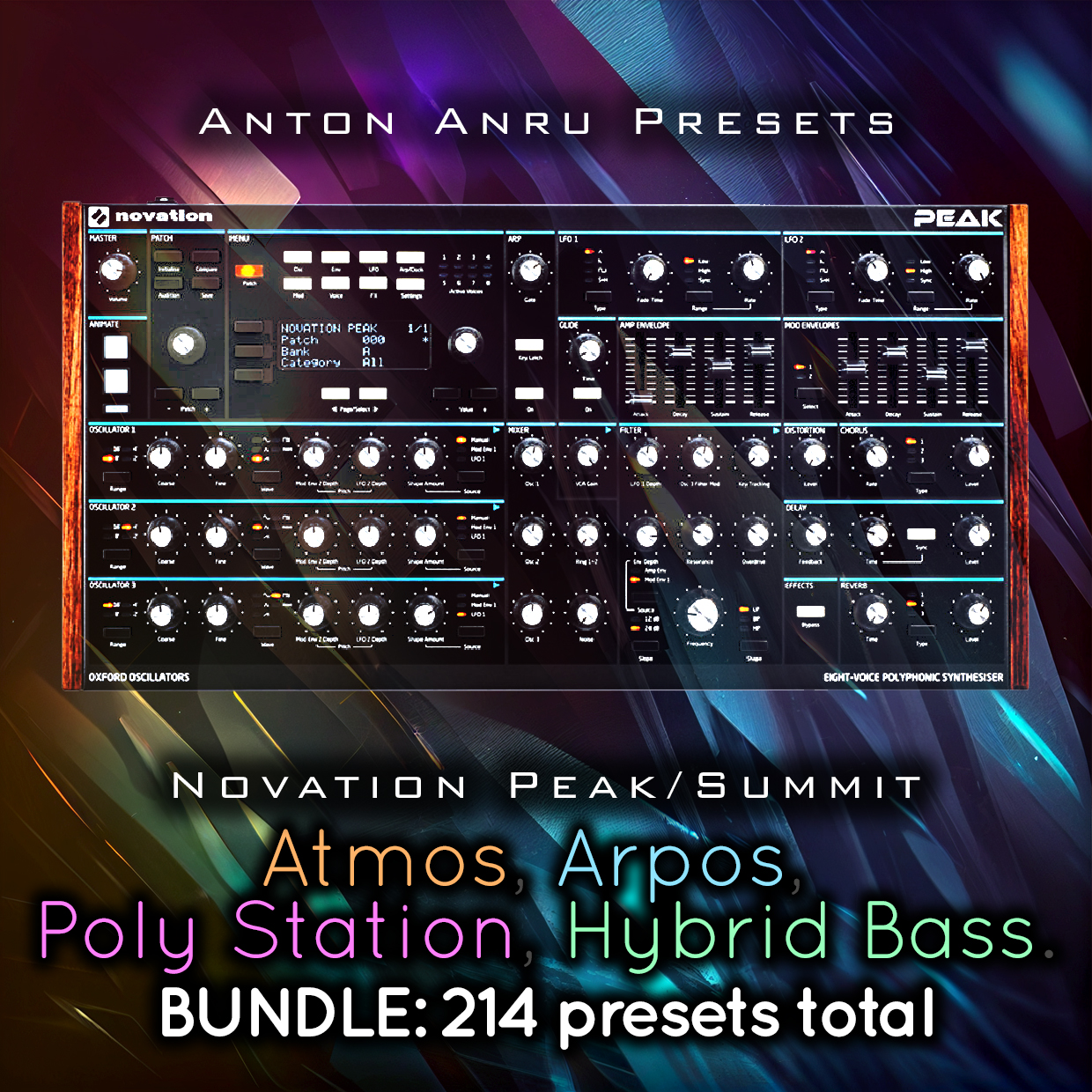 Arturia Minifreak - Polymers (64 Presets by Anton Anru