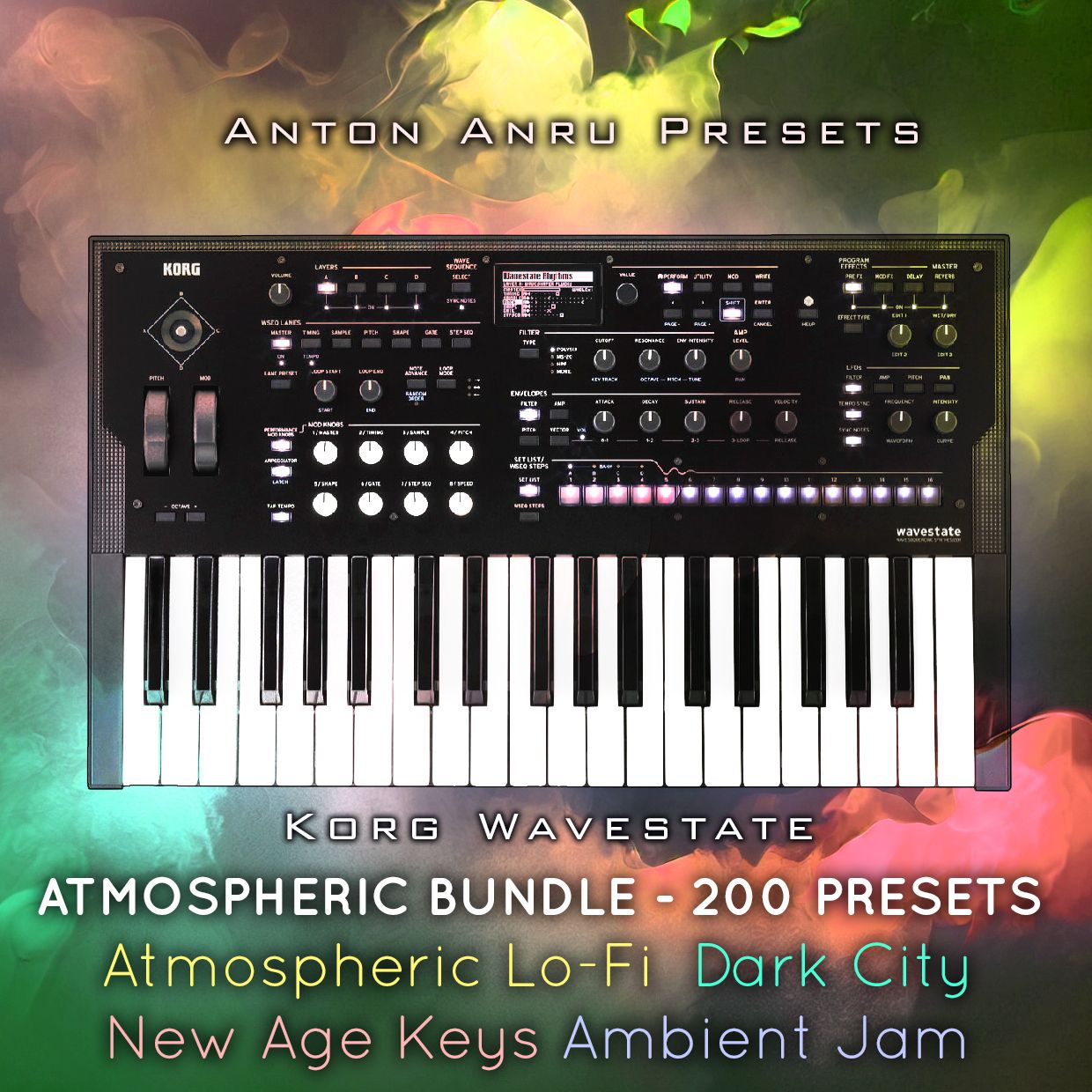 Korg Wavestate ATMOSPHERIC Bundle: 200 Expressive Presets