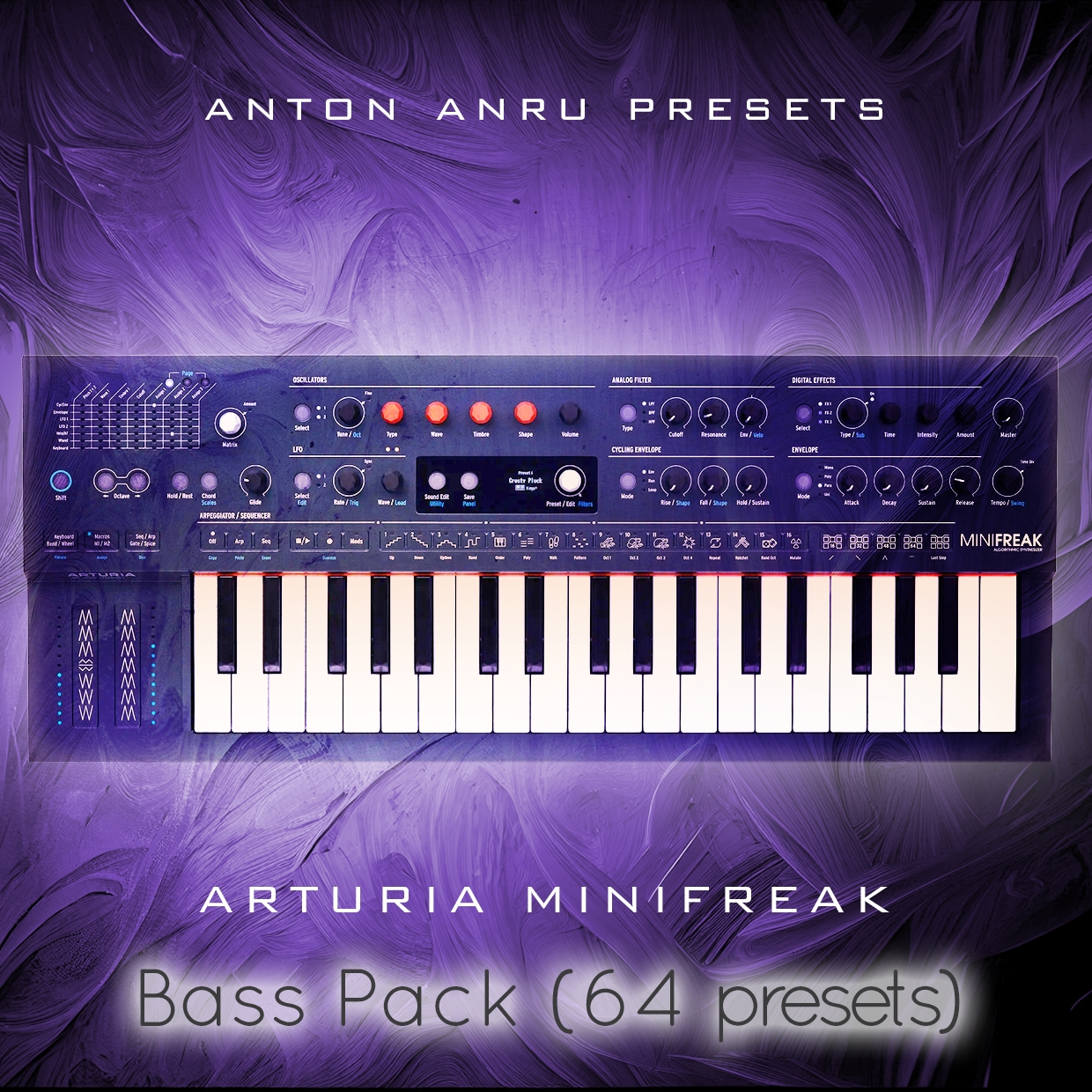 Arturia Minifreak Bass Pack: 64 Dynamic Presets by Anton Anru
