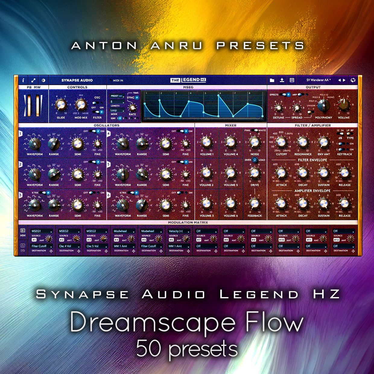 Synapse Audio Legend HZ Dreamscape Flow: 50 Sequences