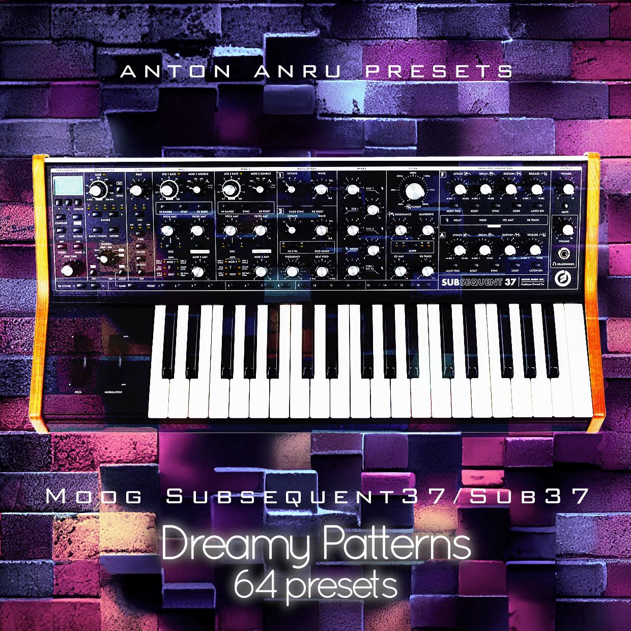 Moog Subsequent 37/Sub 37 Dreamy Patterns for - 64 Presets