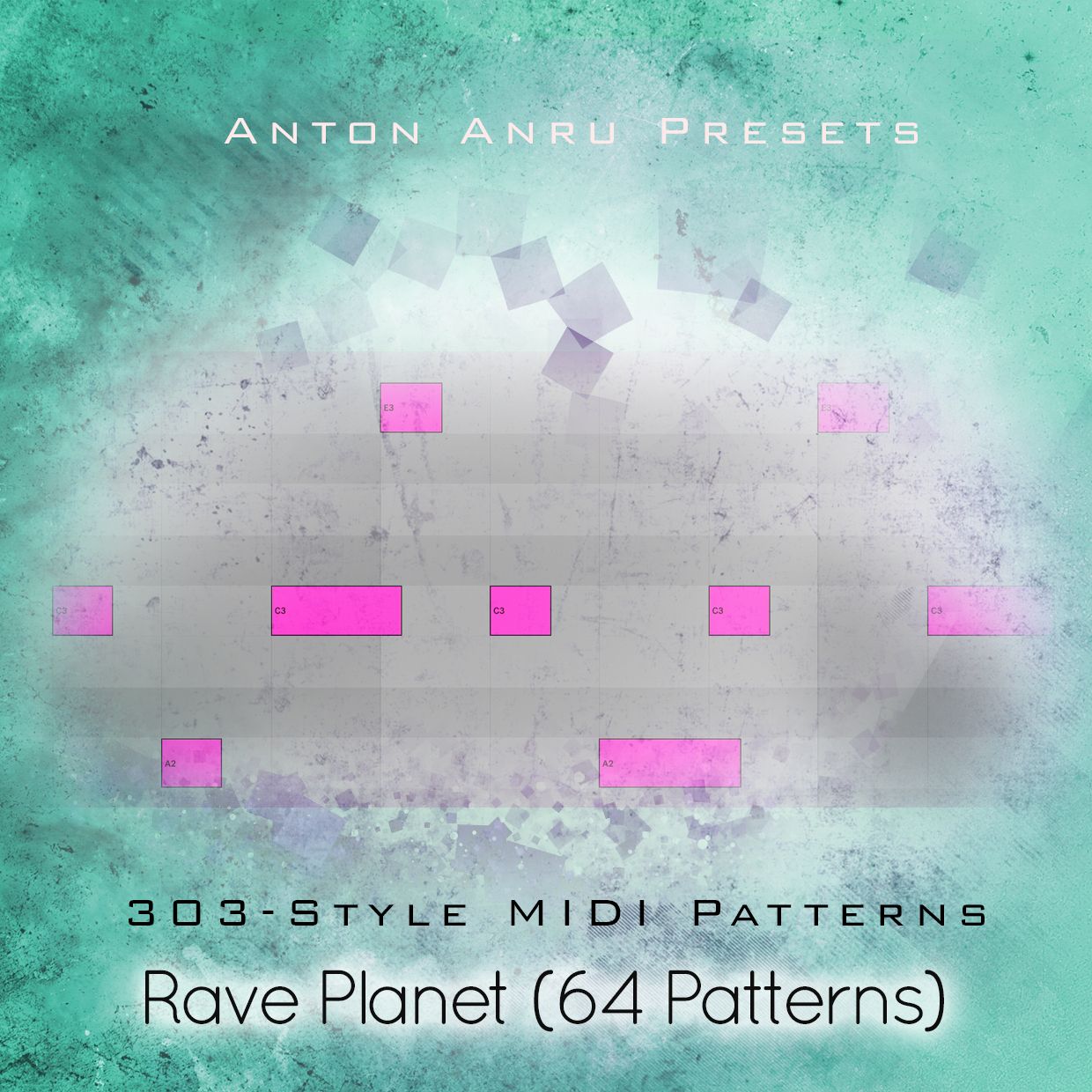 MIDI Patterns Techno Rave - 64 Various Sequences