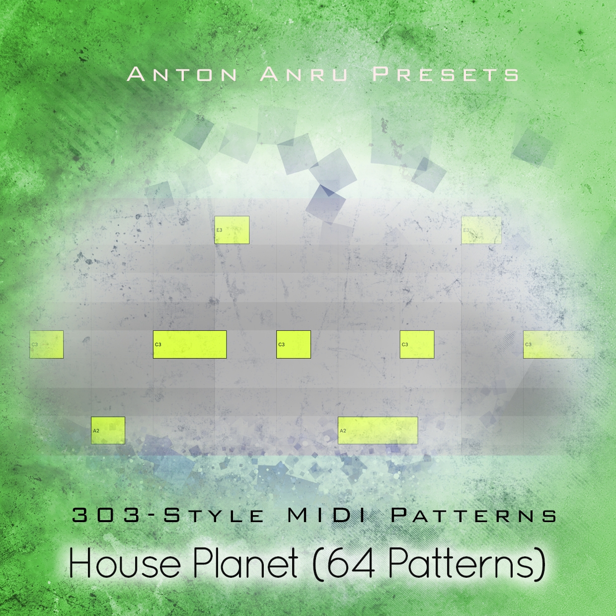 303-Style MIDI Patterns House Planet