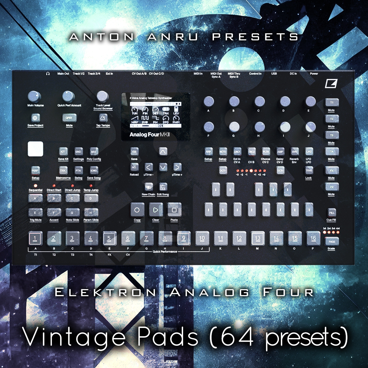 Elektron Analog Four: Vintage Pads Expressive Presets