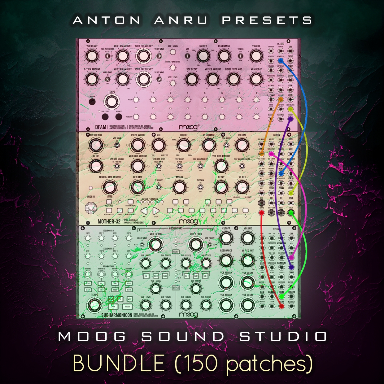 Moog Sound Studio BUNDLE: 150 Combo Patches by Anton Anru