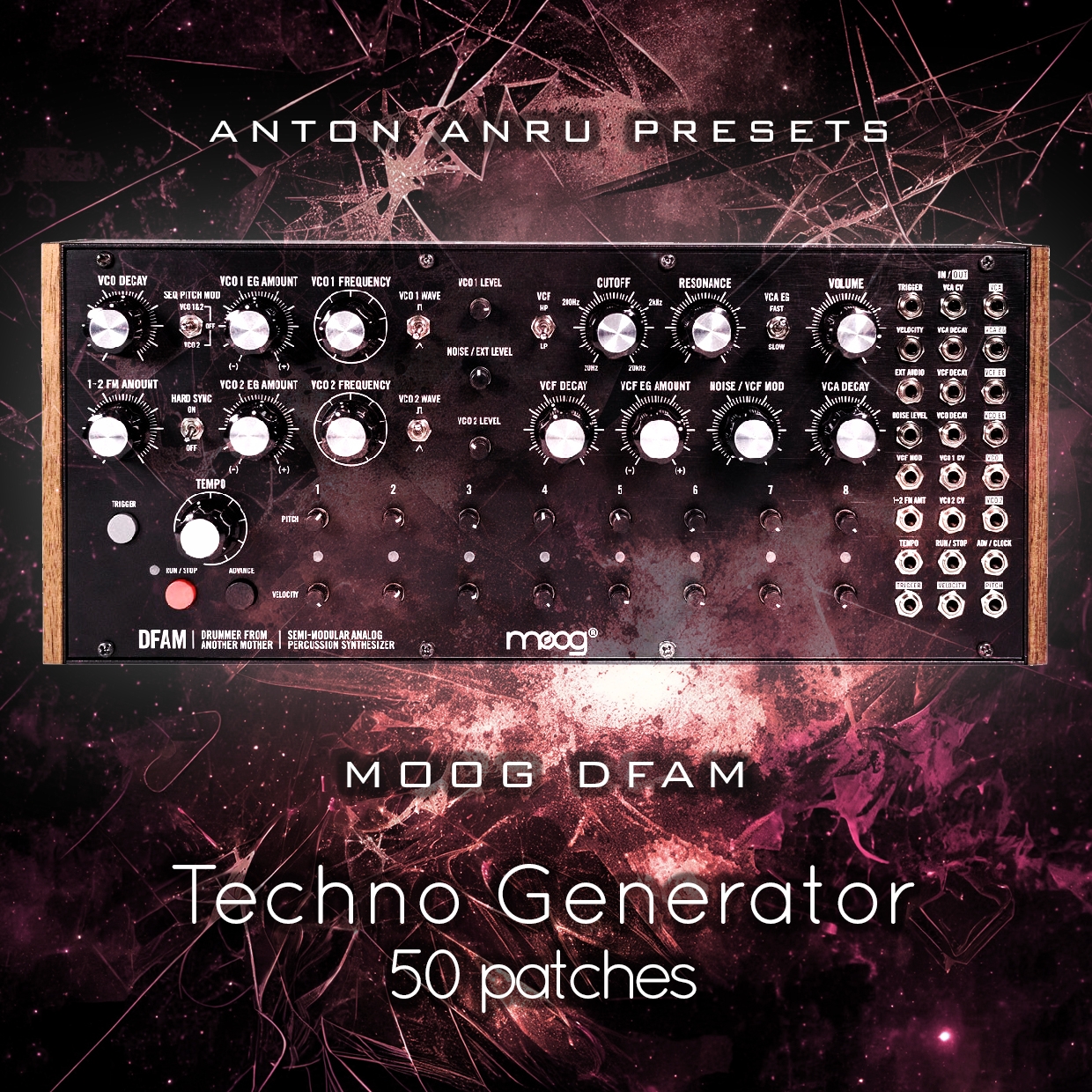 Moog DFAM Techno Generator: 50 Diverse Patches