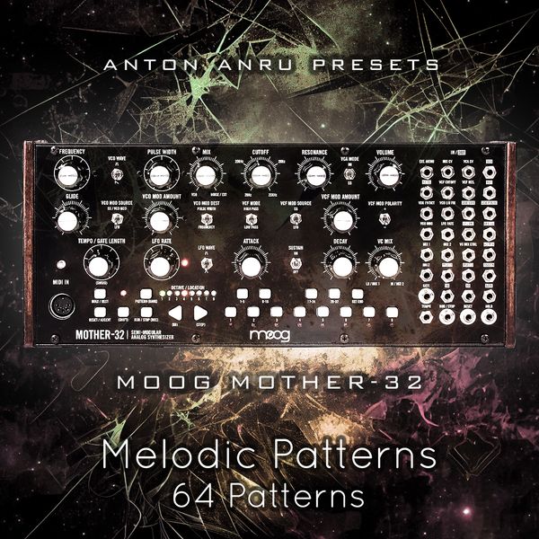 Moog Mother-32 - Melodic Patterns (64 Patterns in PDF-