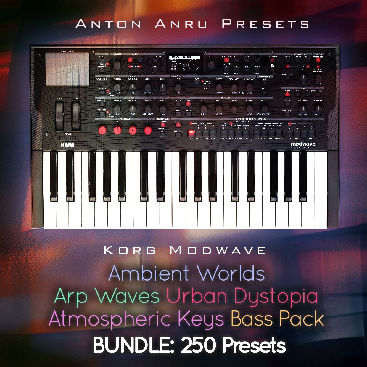 Korg Modwave Bundle: 250 Presets for Diverse Sounds