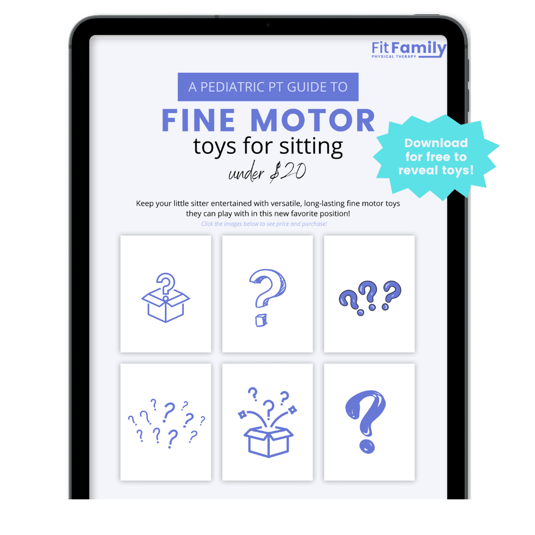 Infant Gross Motor Milestones Cheat Sheet (0 - 12 mos)