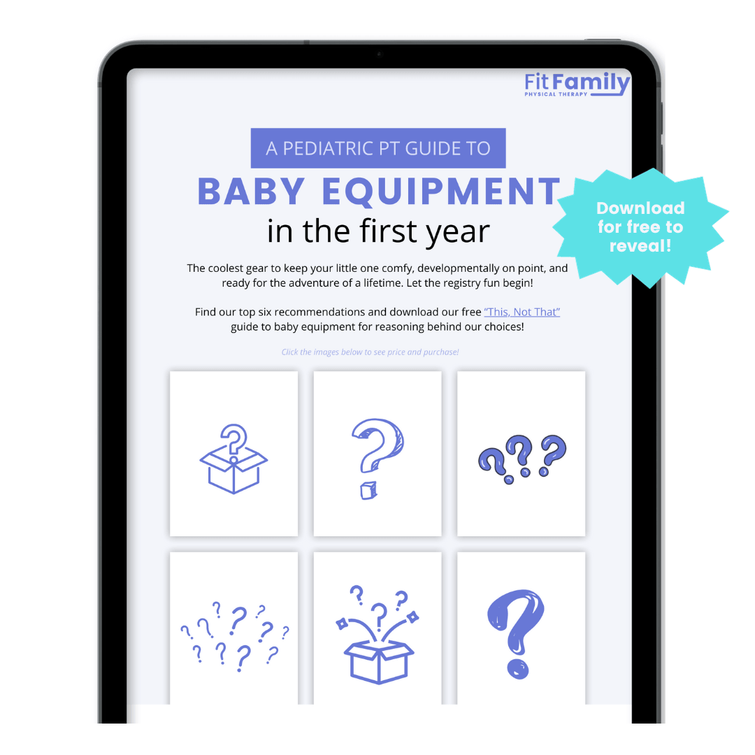 Best Baby Registry Items: Pediatric PT-Approved Equipment (0-18mos)