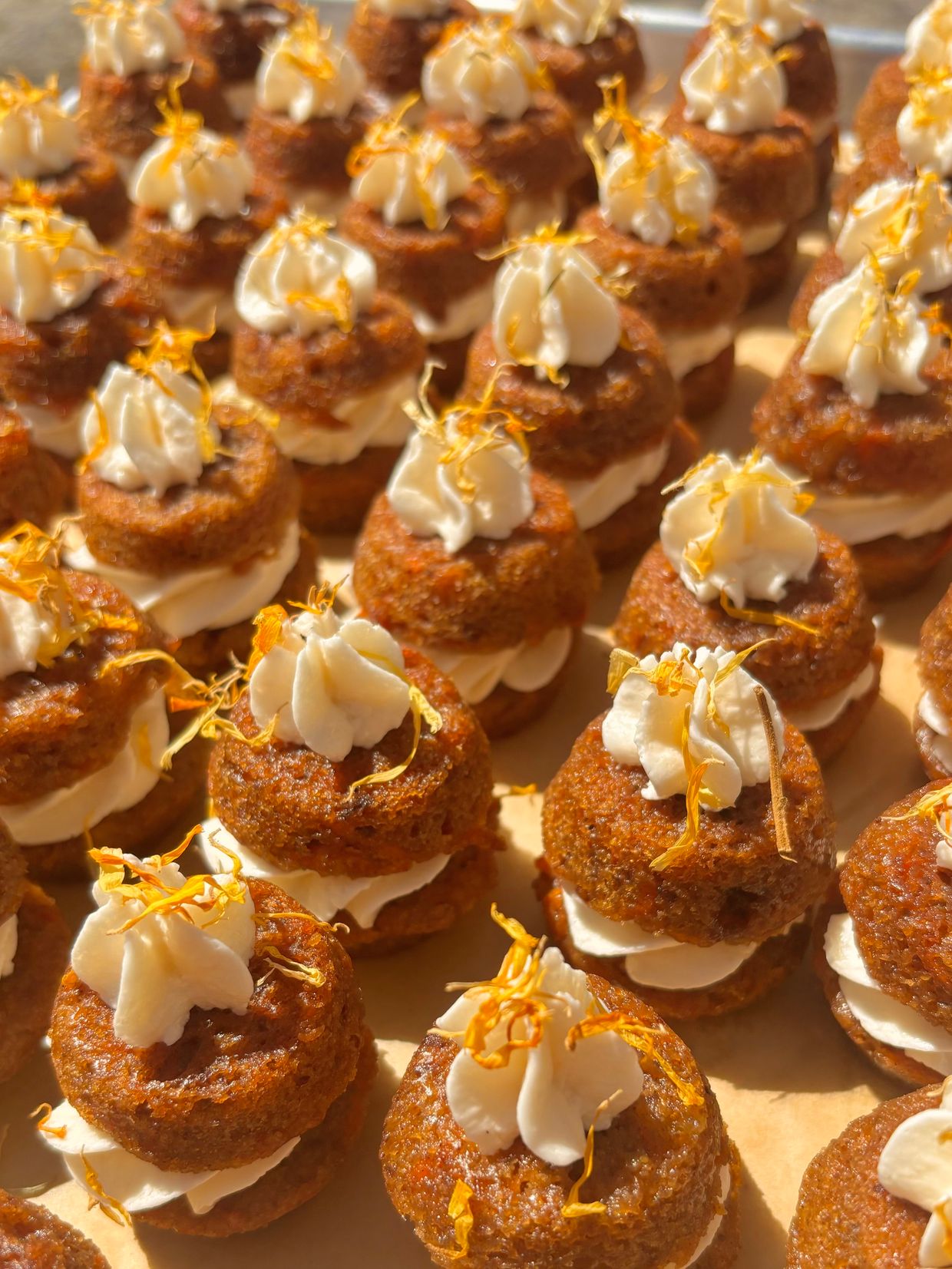 mini carrot cake bites