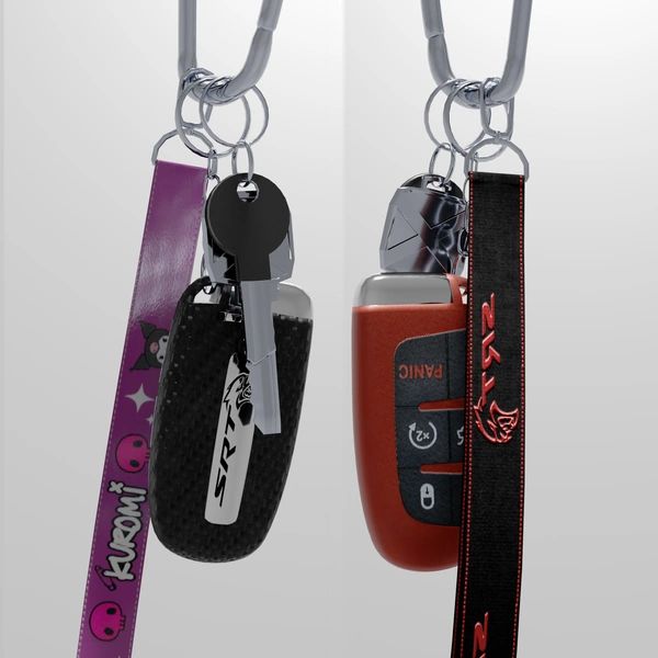 SRT Hellcat keychain key fob 3D Model FBX Download VRChat