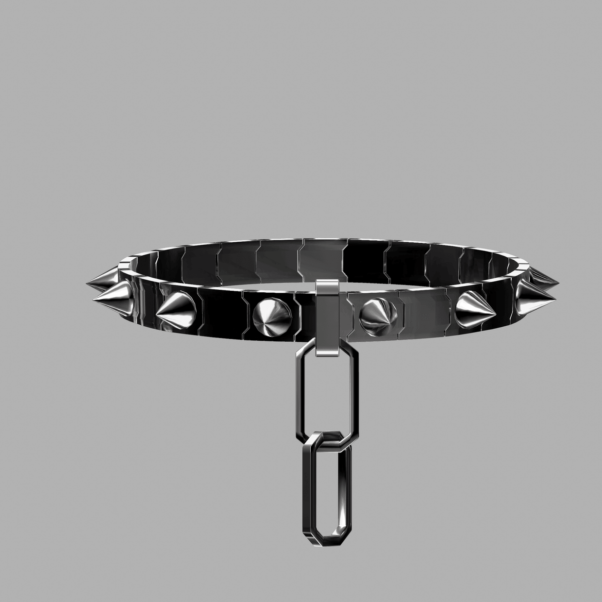 Necklace Choker jewelry 3D Model FBX Free Download VRChat