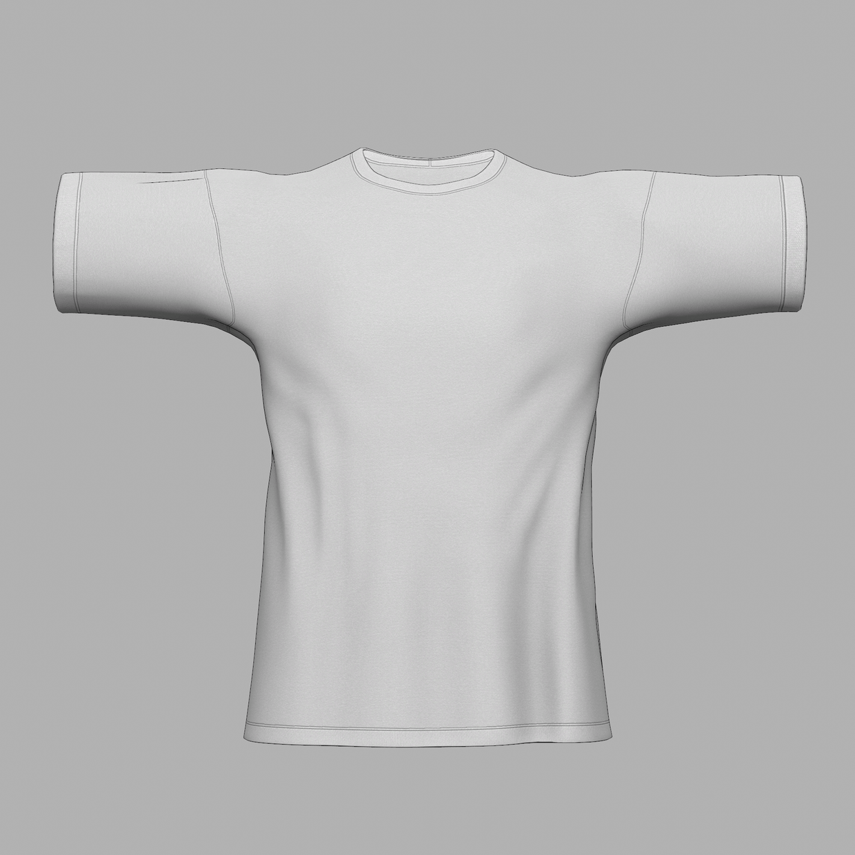 Tshirt 3D Model FBX Download VRChat VRChat