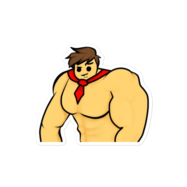 Buff Buns Emote Sticker
