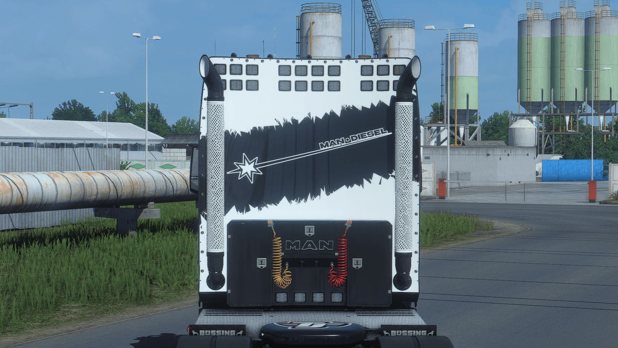 MAN TGX 2020 Rear Backwall | Euro Truck Simulator 2 Mods