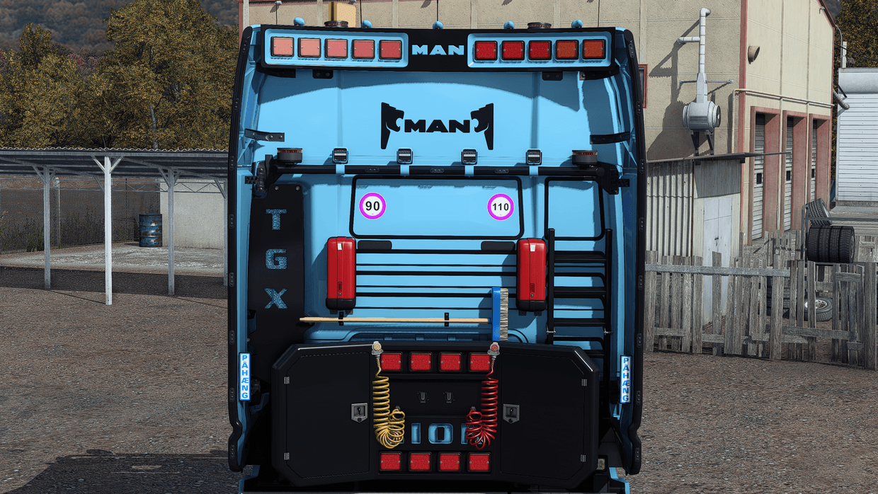 MAN TGX 2020 Rear Tuning Pack | Euro Truck Simulator 2 Mods