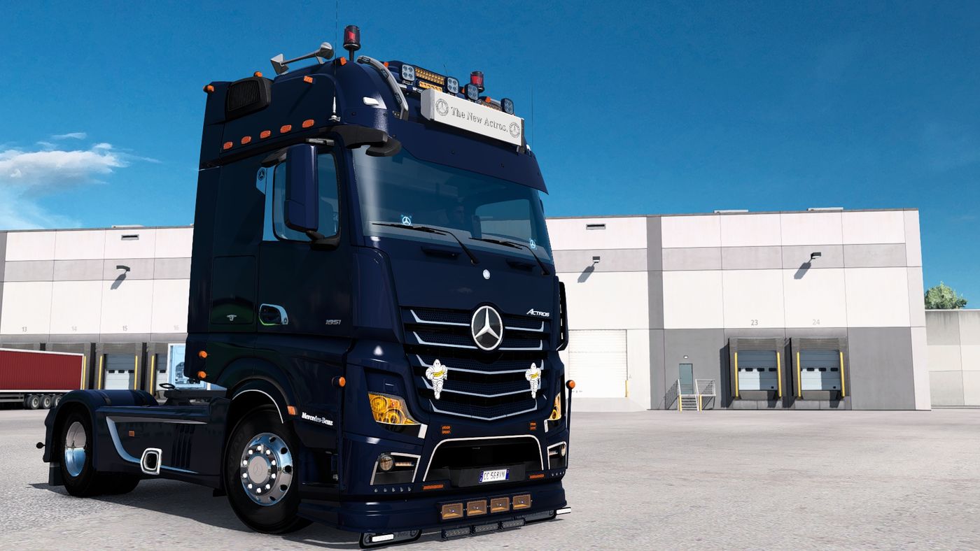 [ETS2 Mod] DAF XG+ Front Tuning Pack by Alang7 | Custom ETS2 Accessories