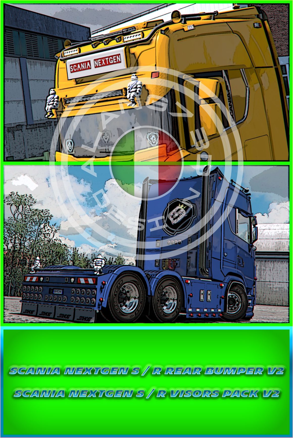 ETS2 Scania NextGen R & S Mods by Alang7 | Custom Tuning Addons