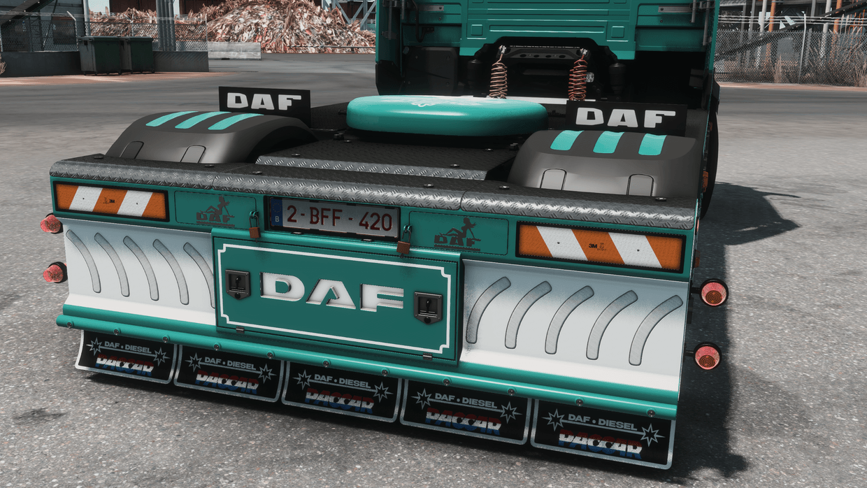 [ETS2 Mod] DAF XG & XF Rear Bumper by Alang7 | Custom ETS2 Accessories