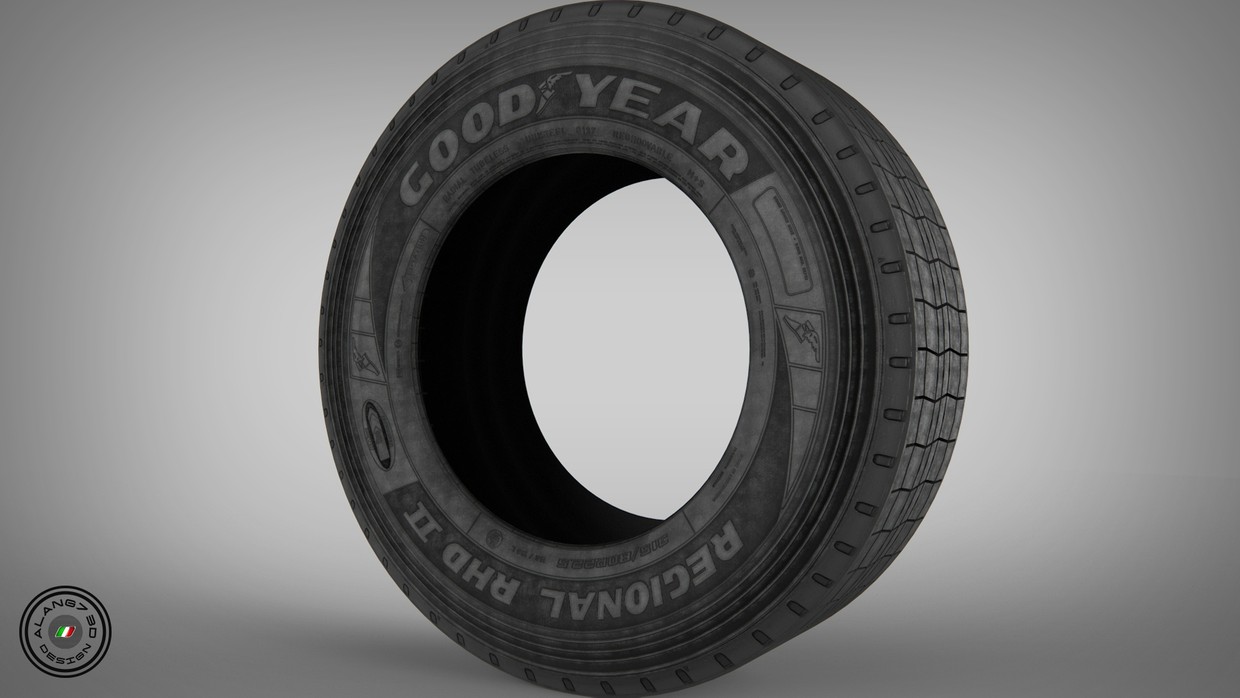 [3D MODEL] GoodYear Rear Tyre