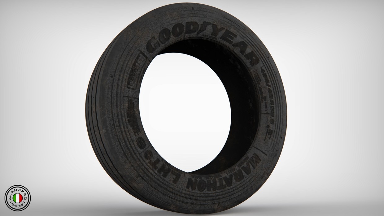 [3D MODEL] GoodYear Trailer Tyre