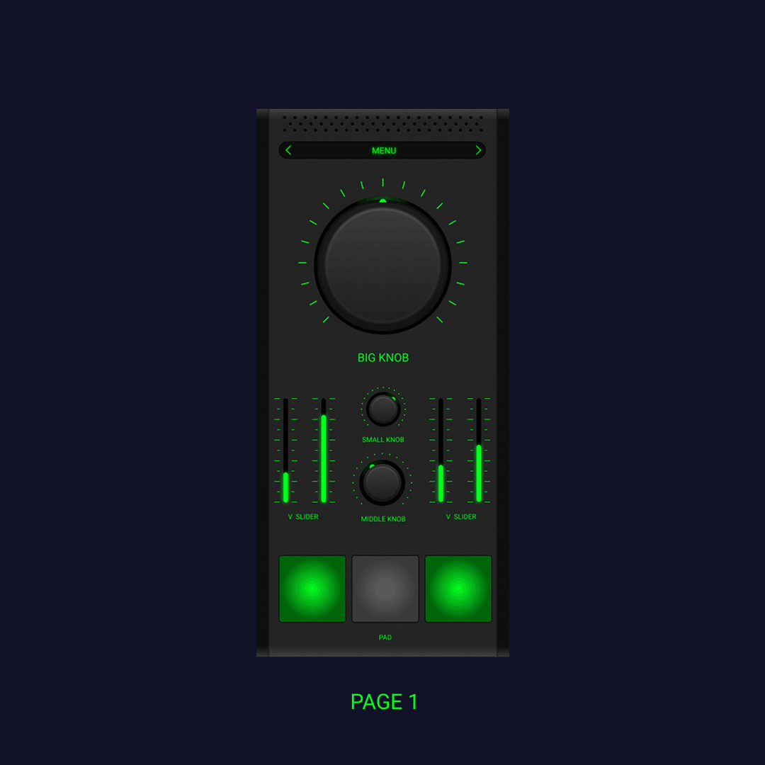 Mobile Application Audio GUI – Knobs, Sliders, VU Meters & Touch Controls