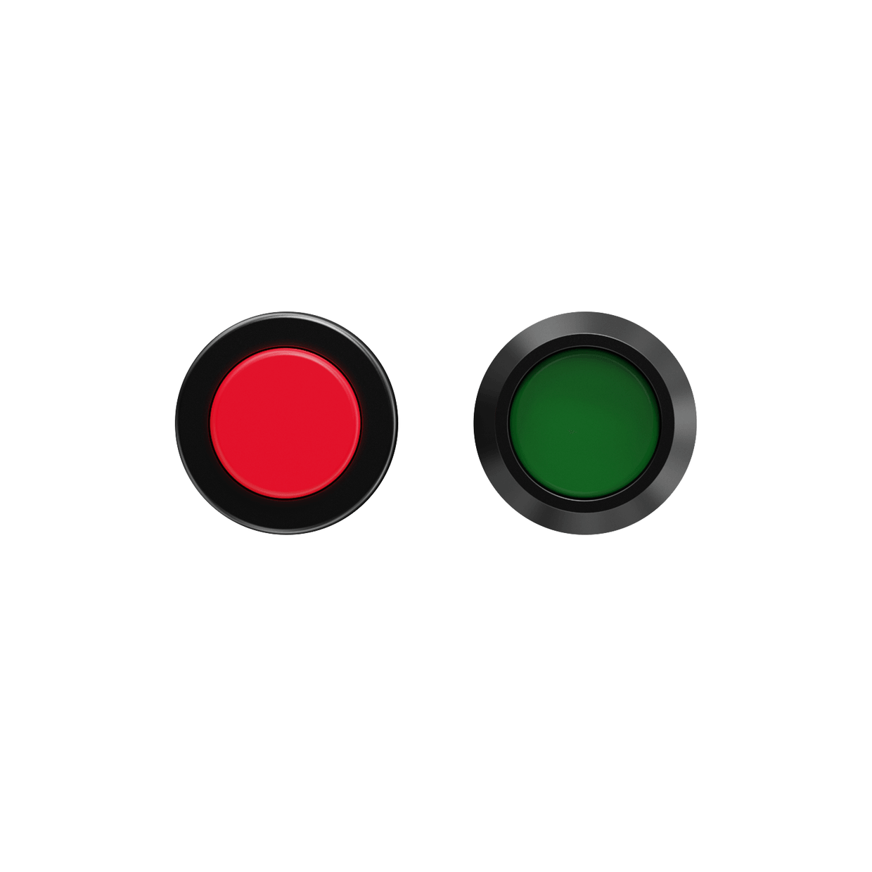Push Button GUI Pack Green Red Gray Orange | UI Asset