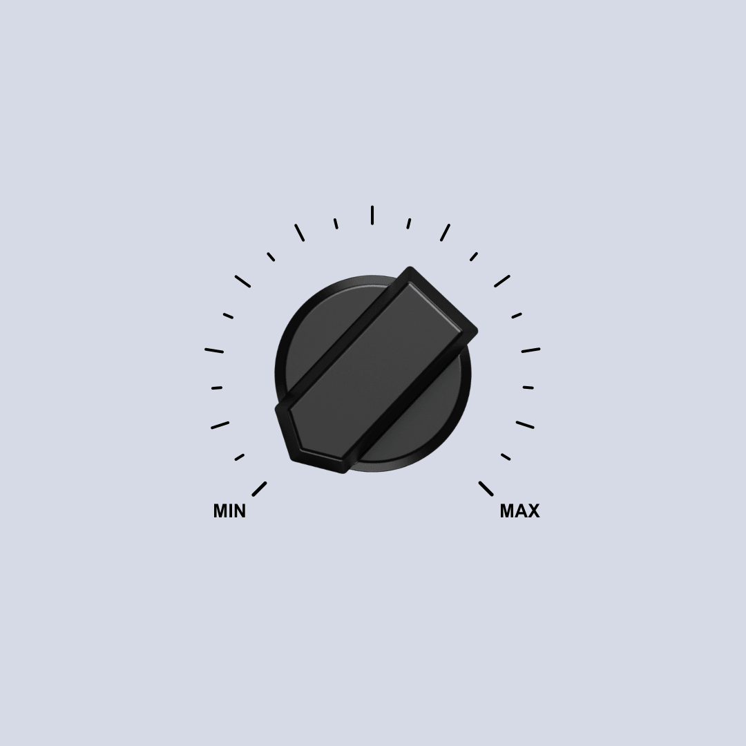 Black Plastic UI Knob – Sleek Audio Plugin Control