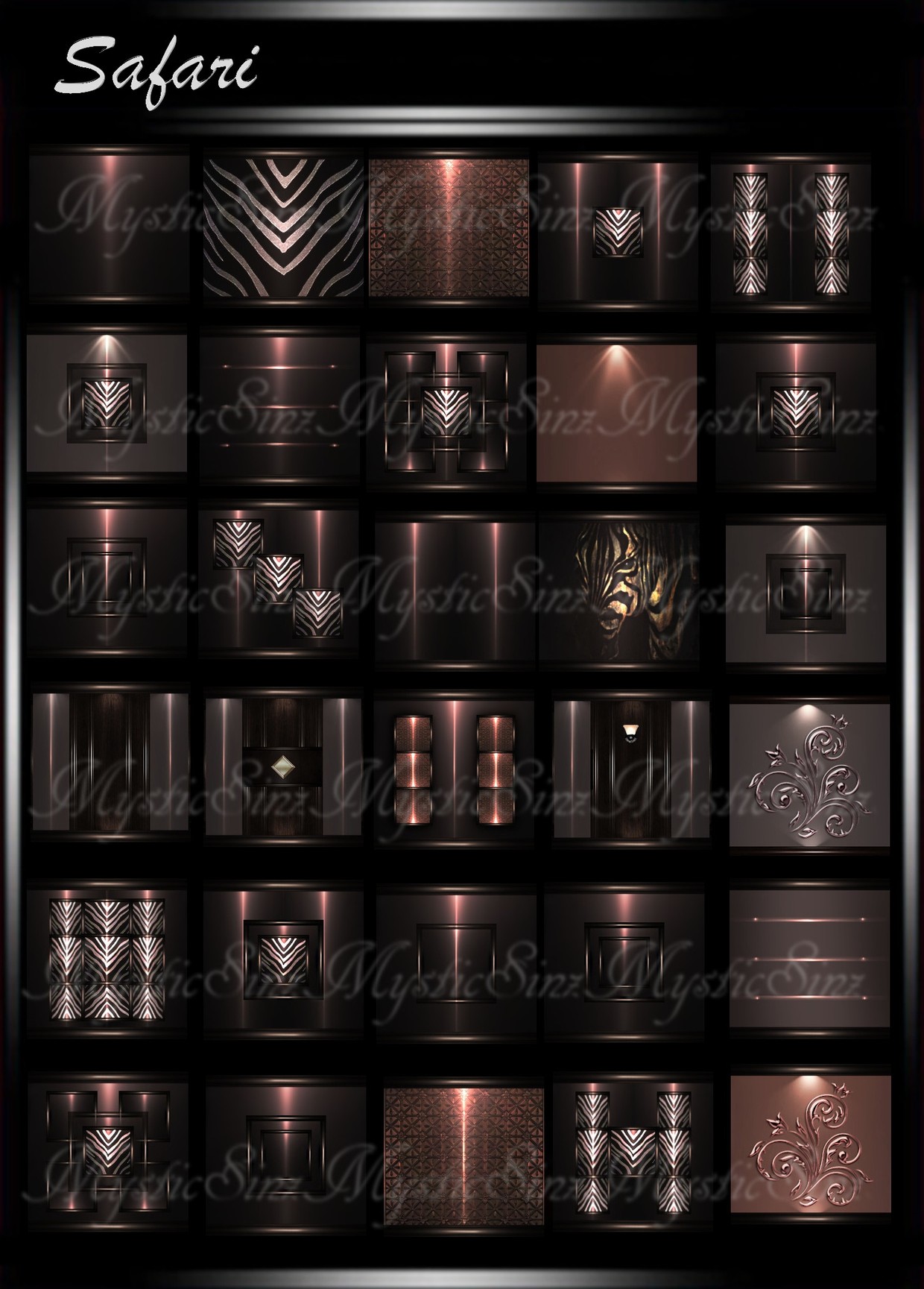 Safari IMVU Room Textures Collection