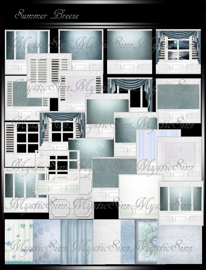 IMVU Textures Summer Breeze Room Collection
