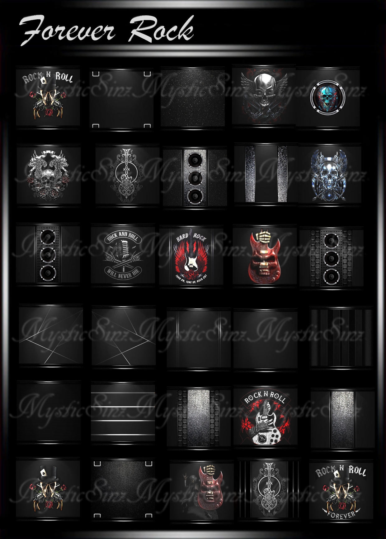 Forever Rock IMVU Room Textures Collection