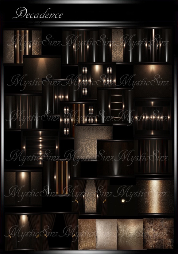 IMVU Decandence Room Collection