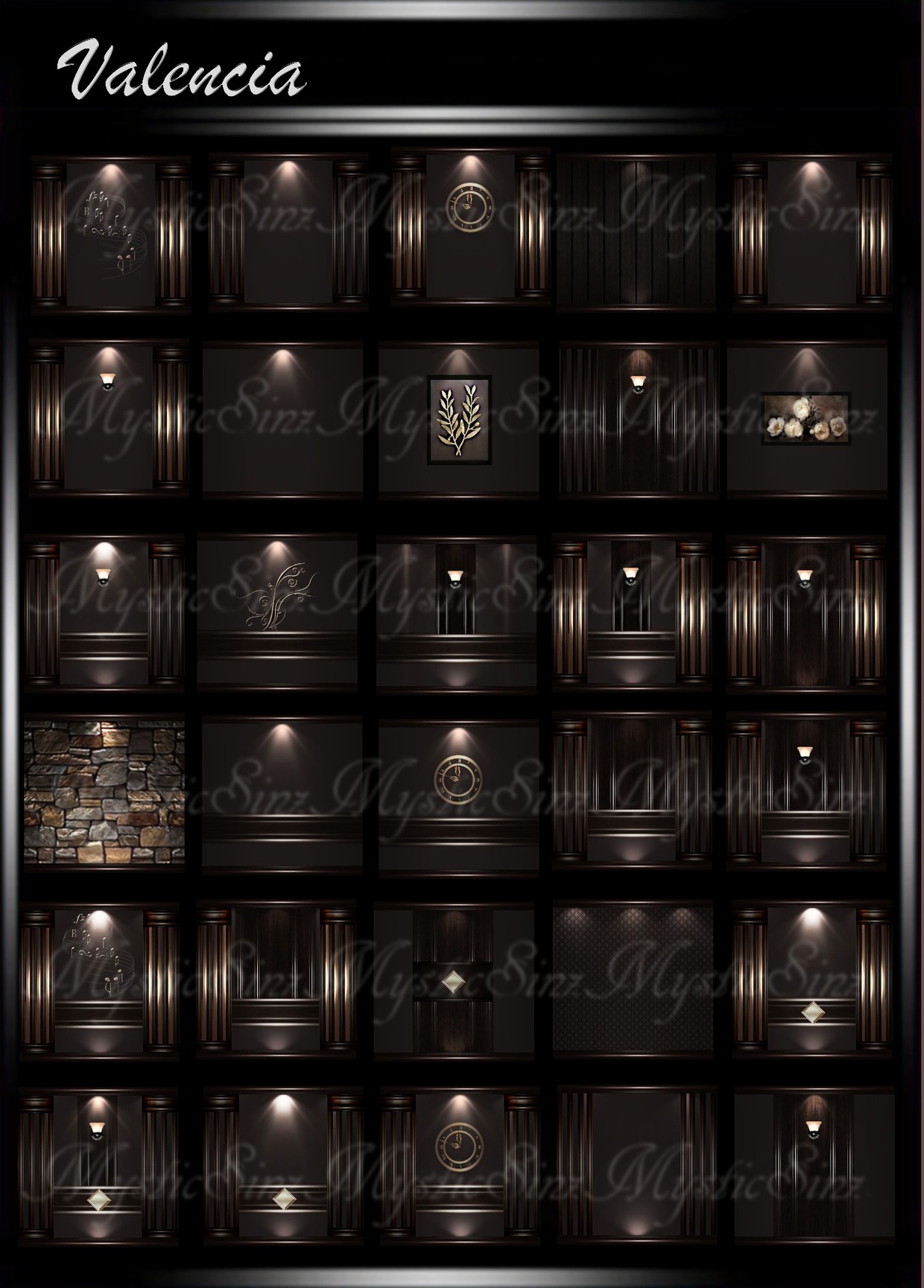 Valencia IMVU Room Textures Collection