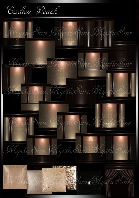 Western Night Room Collection IMVU + Bonus Window Pack