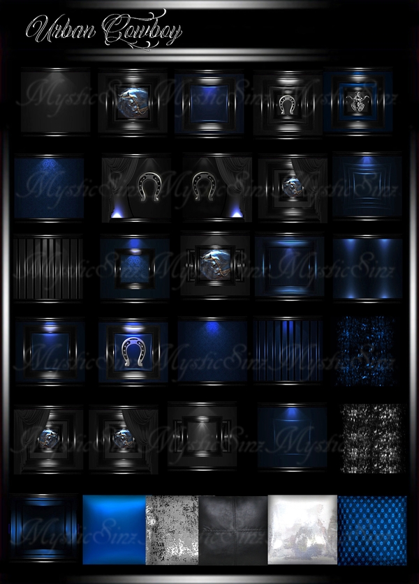 Urban Cowboy IMVU Room Textures Collection