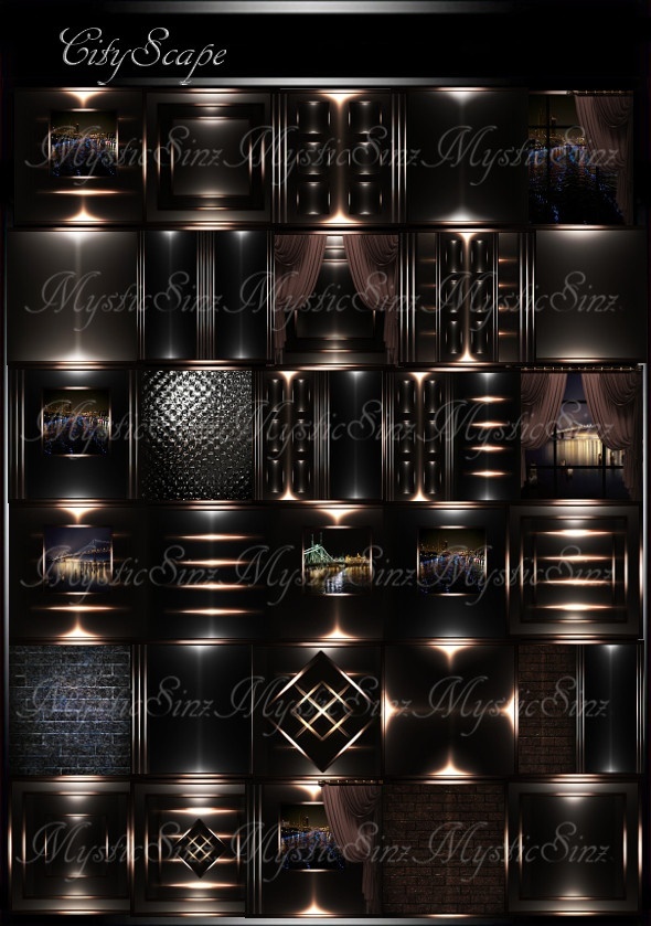City Scape IMVU Room Collection