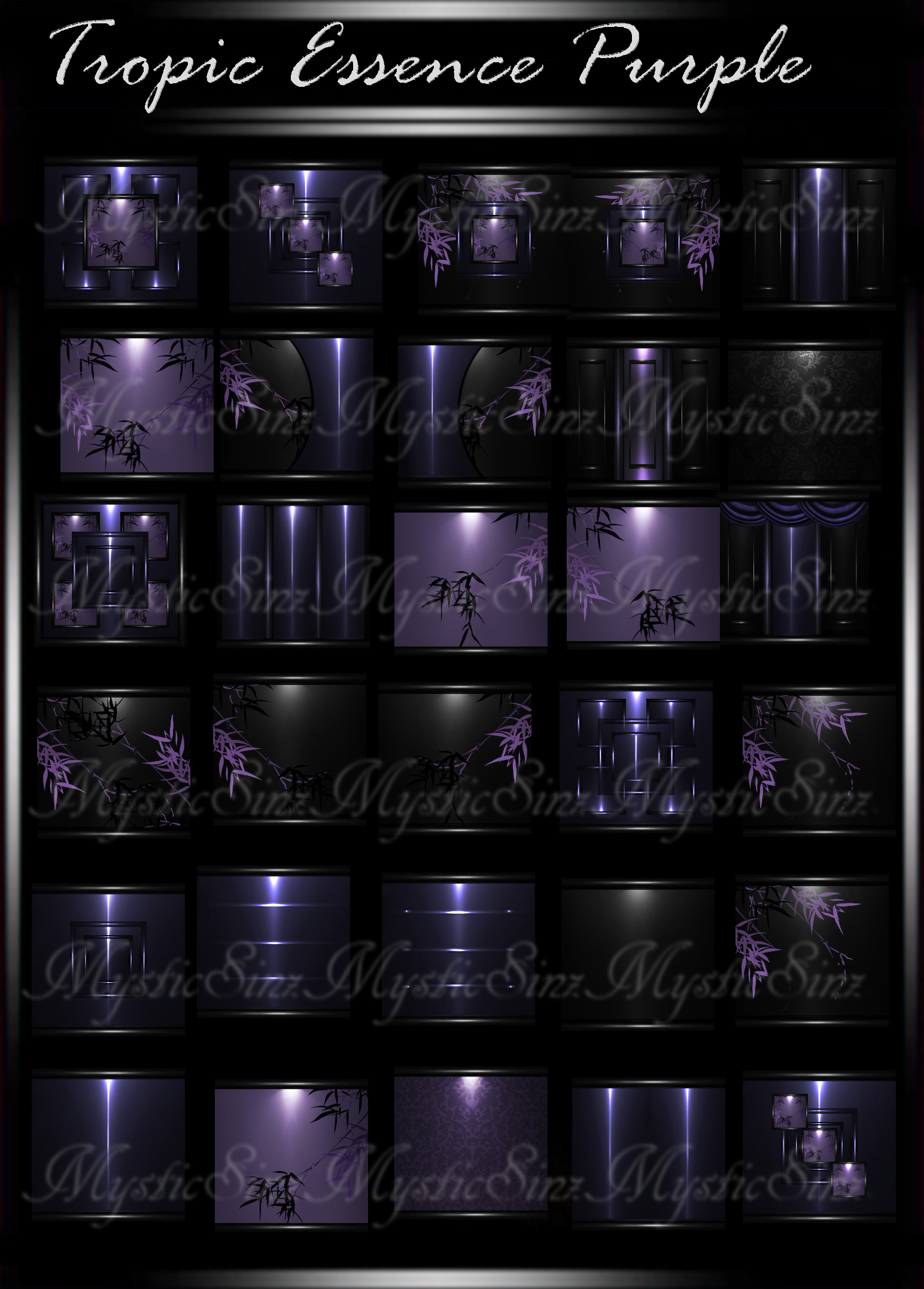De'Ja'Vu 3 Dance Club IMVU Room Textures Collection