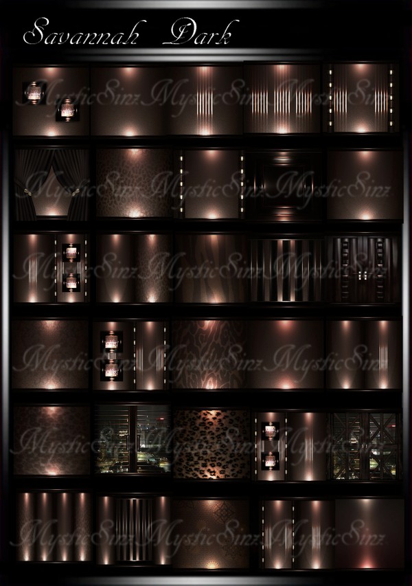 Savannah Dark IMVU Room Texture Collection