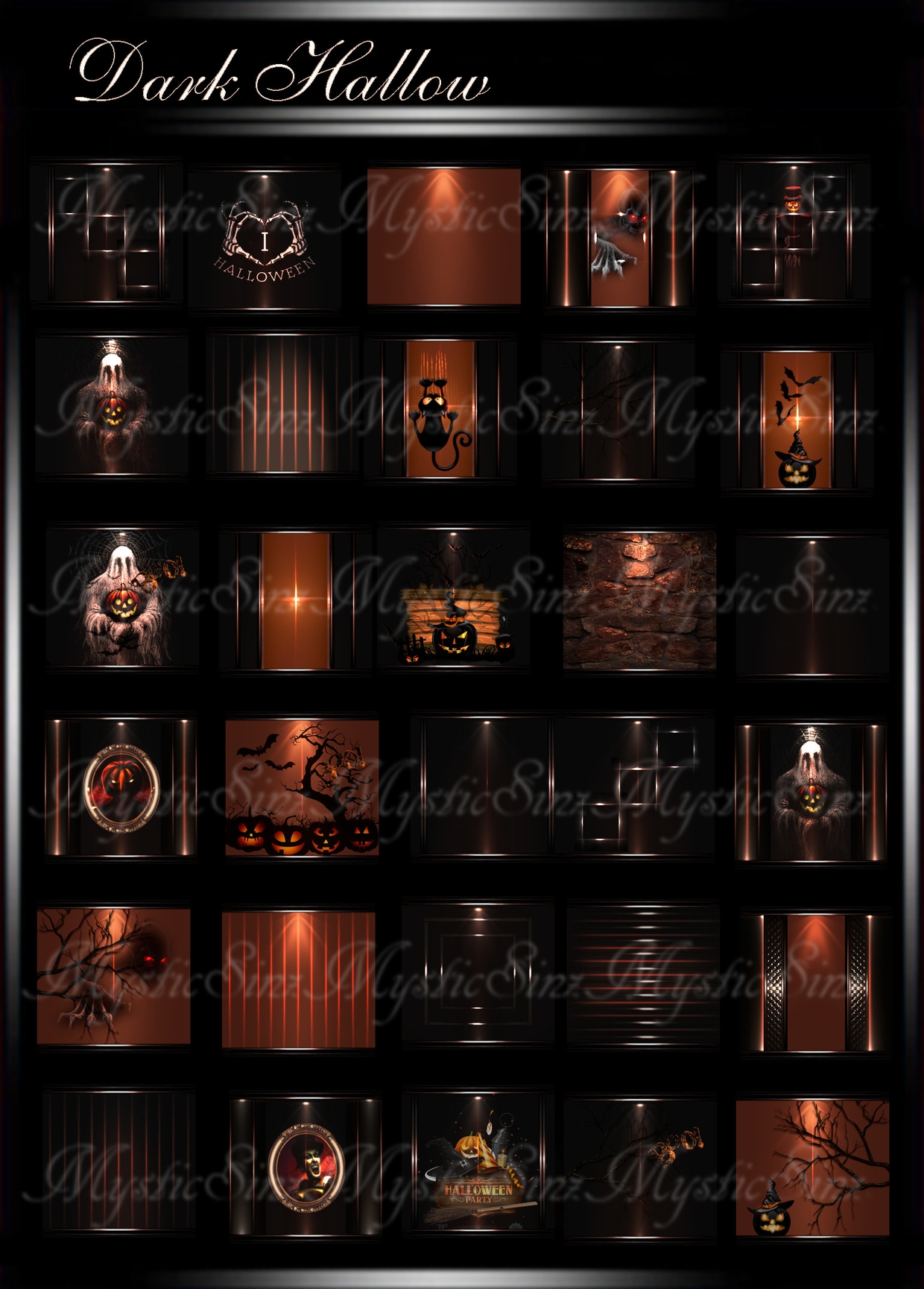 Dark Hallow IMVU Room Textures Collection