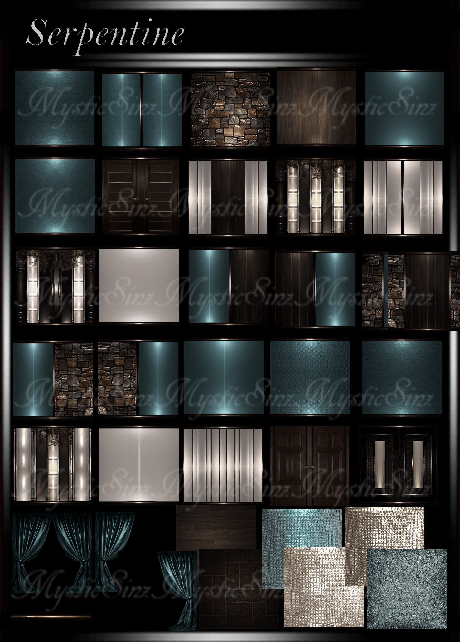 Pink Lotus IMVU Room Textures Collection