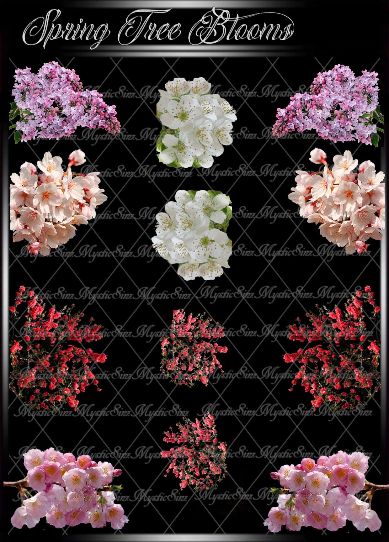 Spring Trees and Blooms IMVU Textures