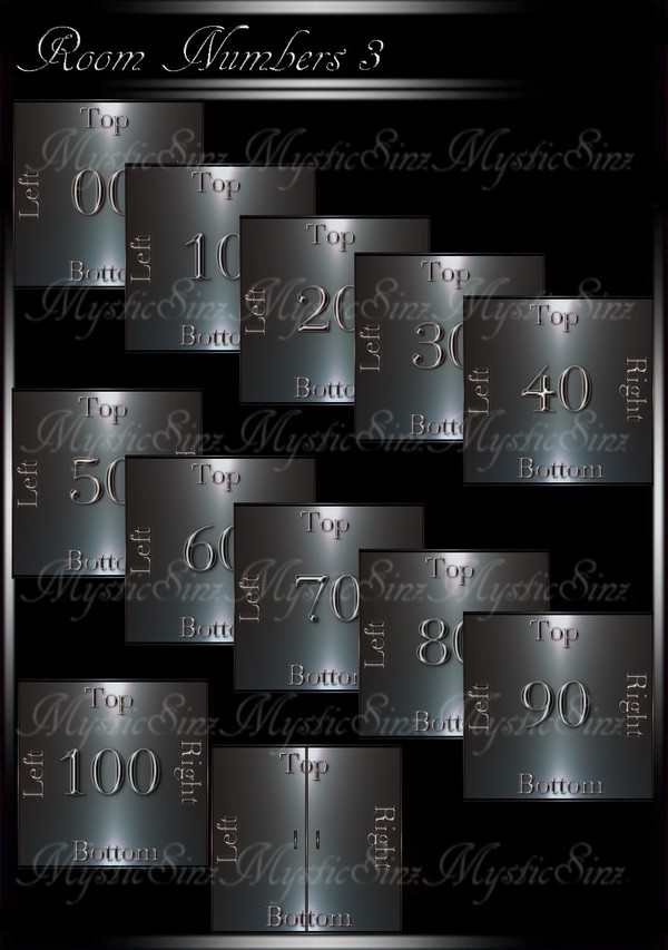 IMVU Mesh Room Numbers