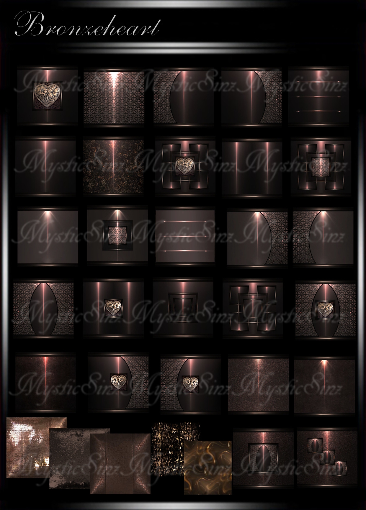 Bronzeheart MVU Room Textures Collection